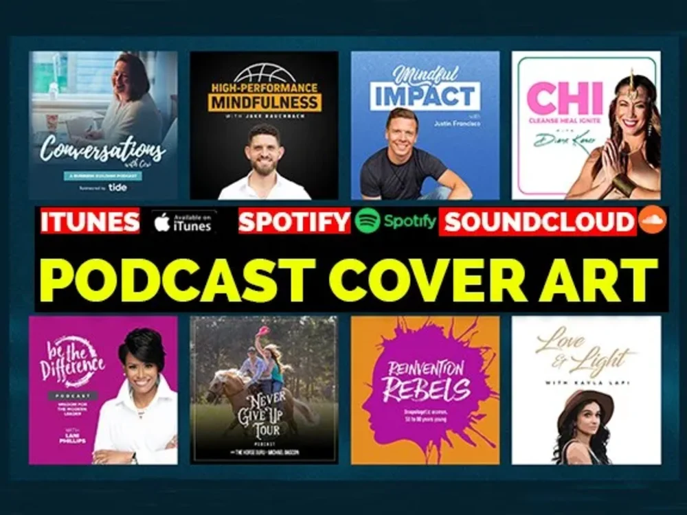 Professional podcast cover art or artwork design | Upwork