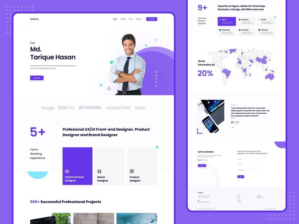Responsive website UI UX design, web app, landing page UI mockup in Figma | Upwork