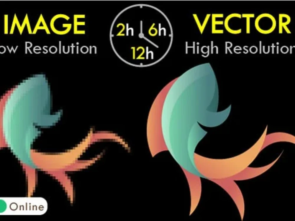 Vector tracing, redraw, recreate, raster logo, image | Upwork