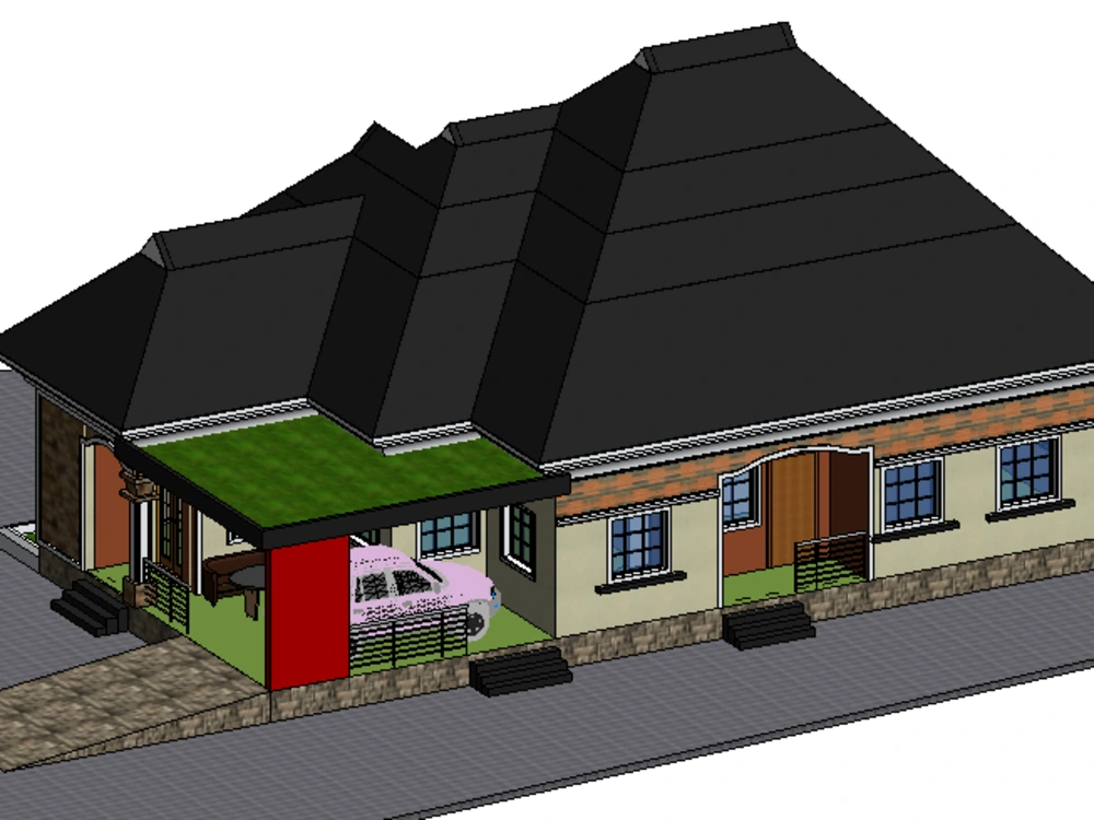 Professional revit architecture design, 2d and 3d, render, walkthrough ...