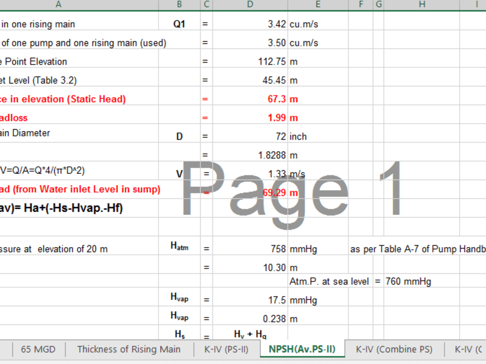 Pump station design calculations and drawings | Upwork