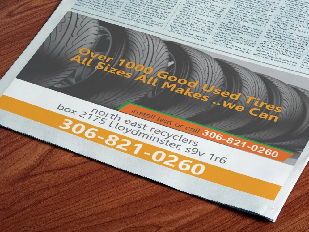 A eye-catching newspaper/magazine advertisement | Upwork