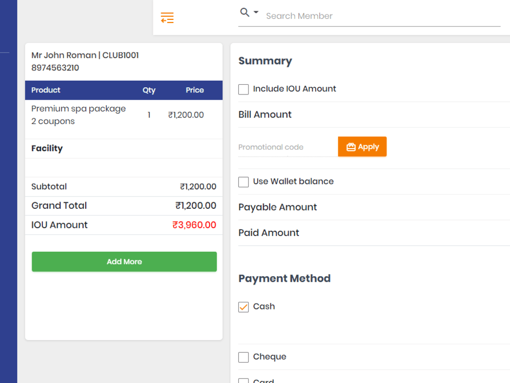 A Club management System with Mobile App | Upwork