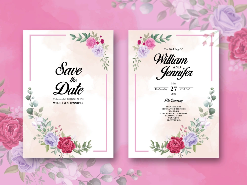 A unique & original invitation design for your wedding event needs | Upwork