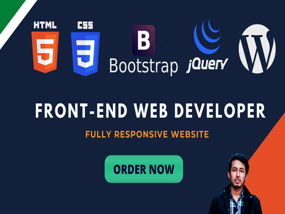 A website build with HTML, CSS, bootstrap, and Jquery | Upwork