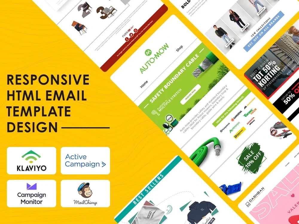 An outstanding Responsive HTML email template | Upwork