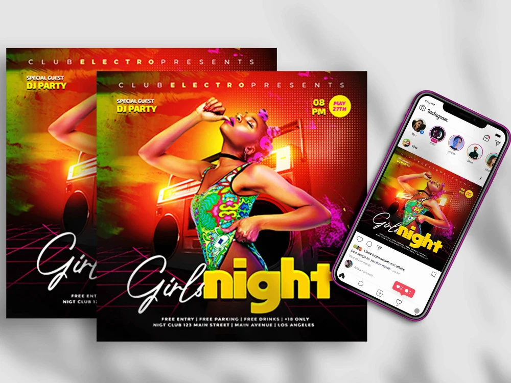 A pixel perfect event flyer. | Upwork