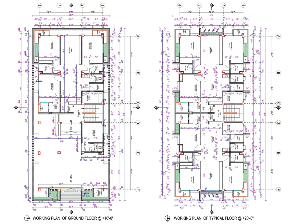 Architectural 2D Drawings and Floor plan Design in AutoCAD | Upwork