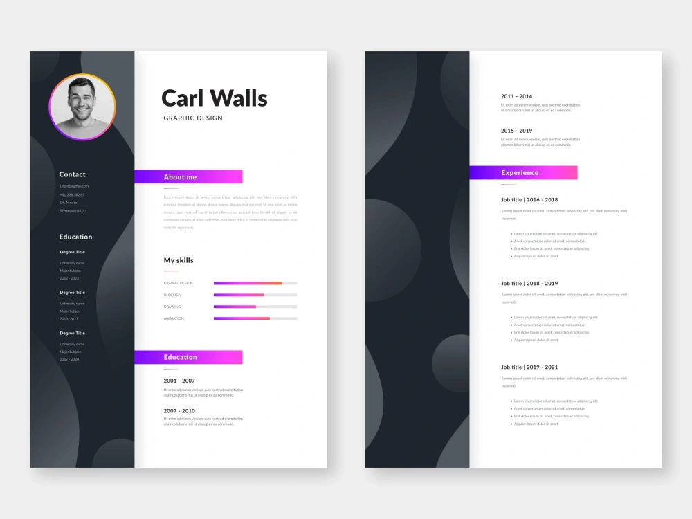 A Professional Resume with Eye Catching Cover Letter | Upwork