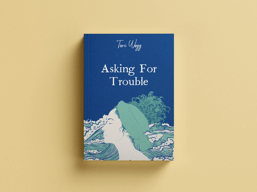 An artistic poetry book cover design | Upwork