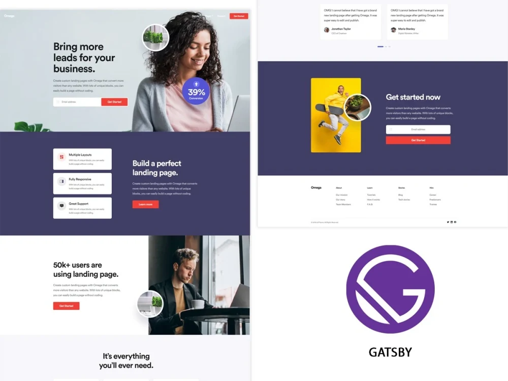 A innovative web application using Gatsby | Upwork