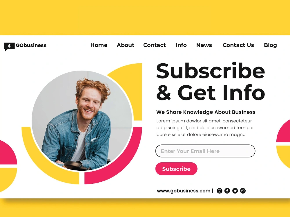 A modern responsive landing page designed for your Website. | Upwork