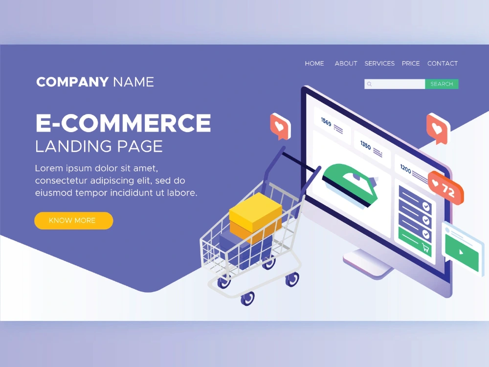 A modern responsive landing page designed for your Website. | Upwork
