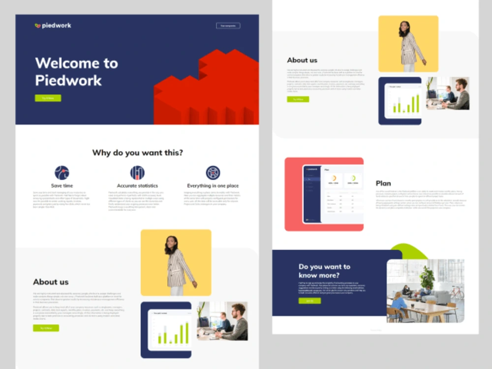 A mockup for portfolio project | Upwork