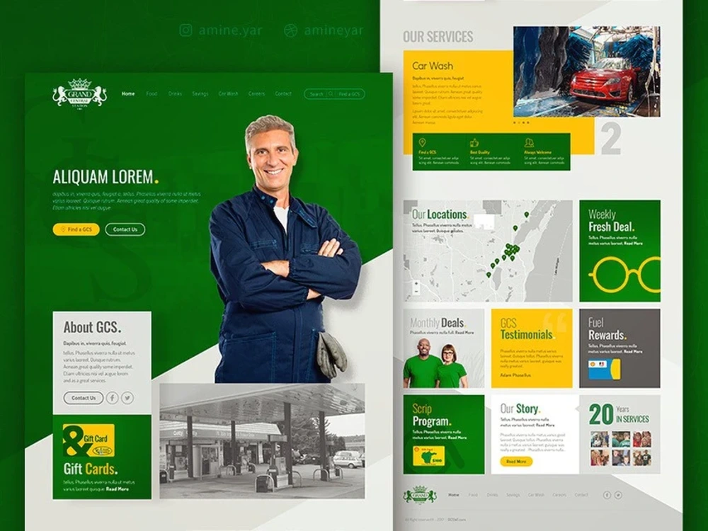 A fantastic & unique Website UI/UX Design | Upwork