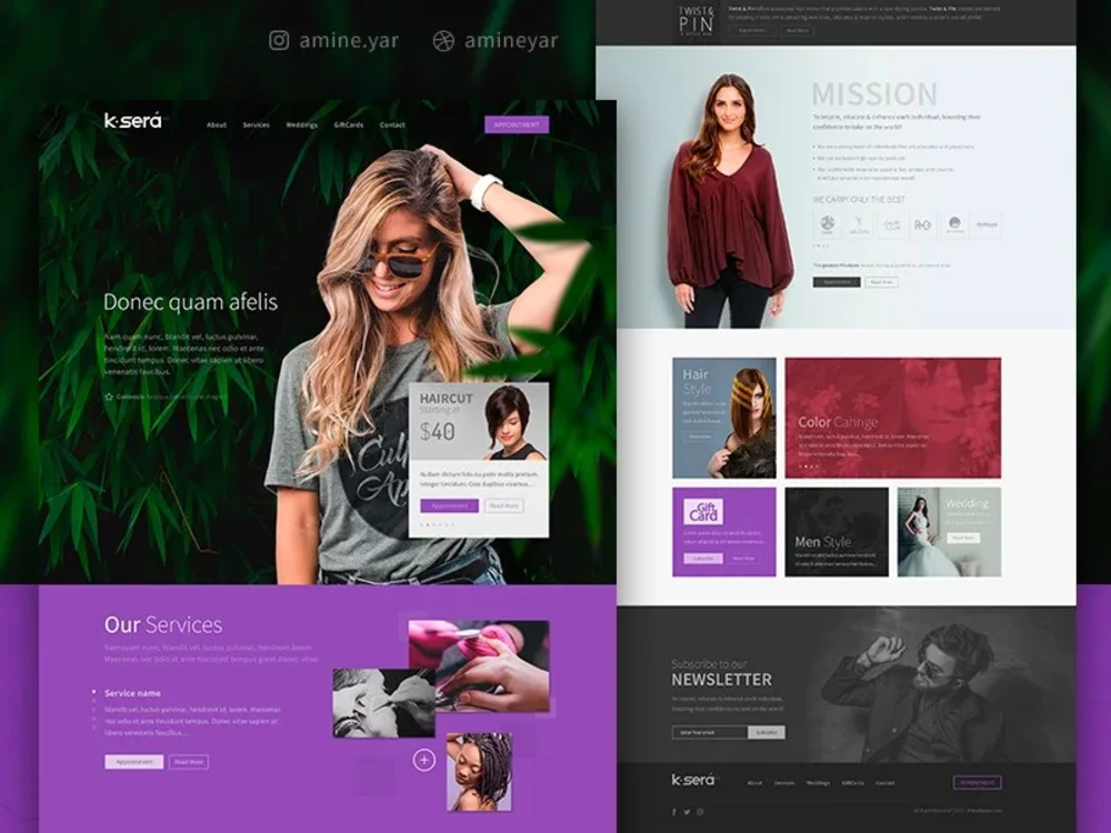 A fantastic & unique Website UI/UX Design | Upwork