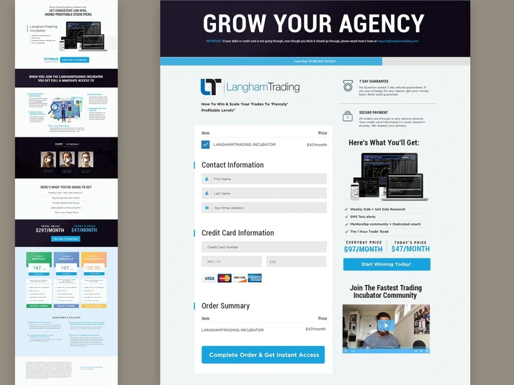 Website UI design OR Landing Page Design in PSD | Upwork