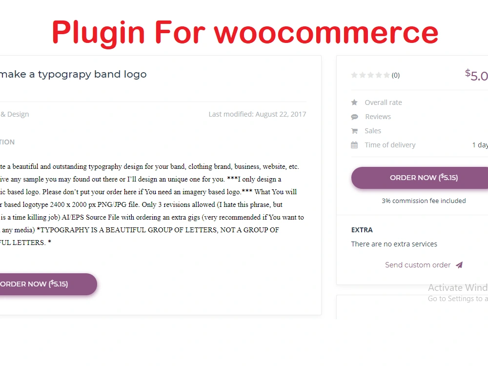 A Custom Wordpress Or Woocommerce Plugin Upwork