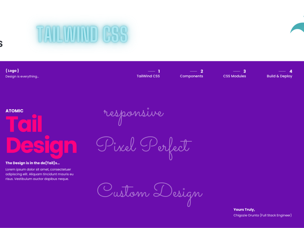 A beautiful, responsive and Pixel perfect website Using Tailwind CSS. | Upwork