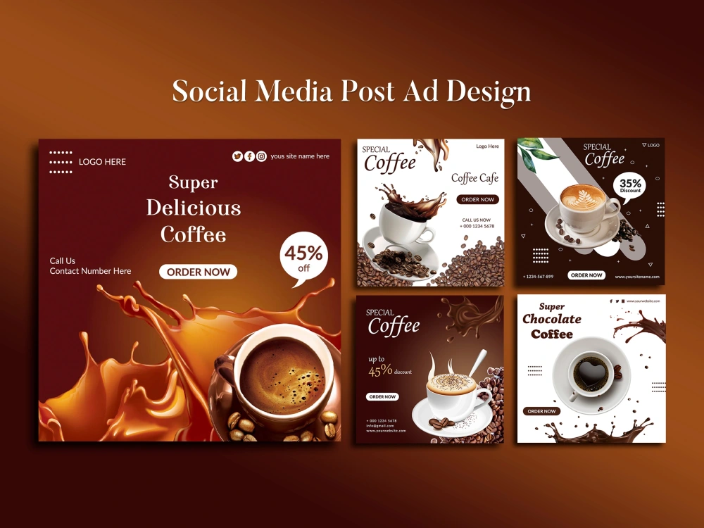 Attractive social media post ad design | Upwork