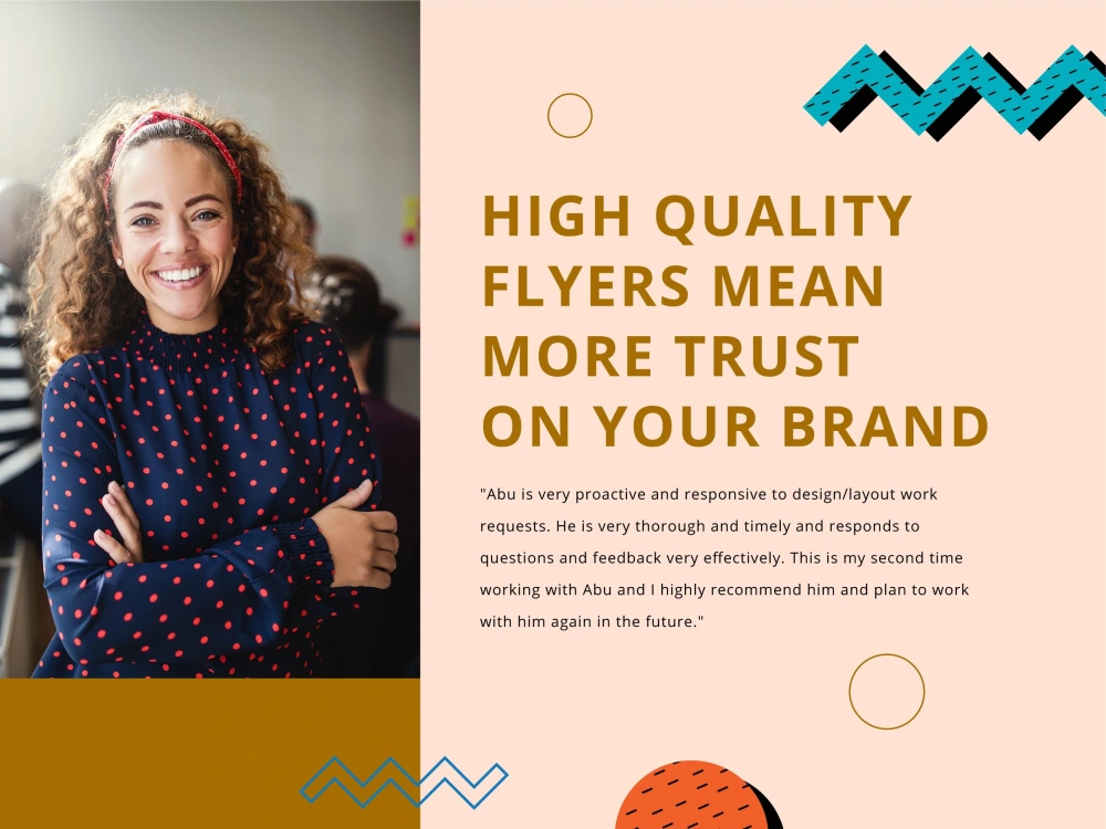 A Professional Flyer that Leaves a Great Impression on Your Customers ...