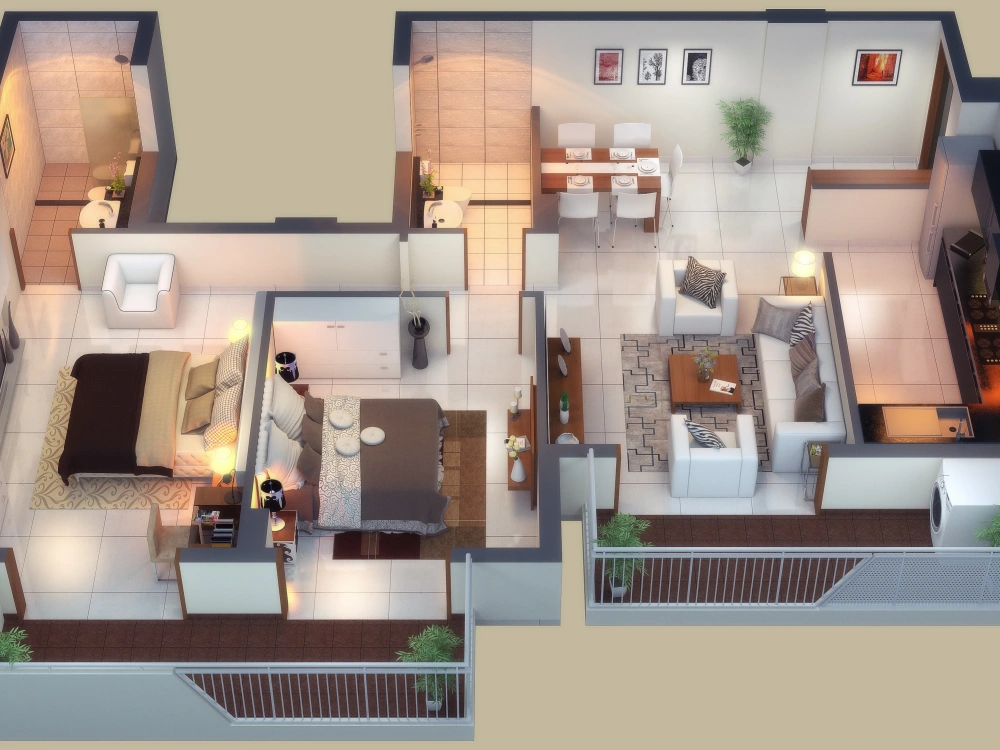 An amazing realistic 3d Visual for your project. | Upwork