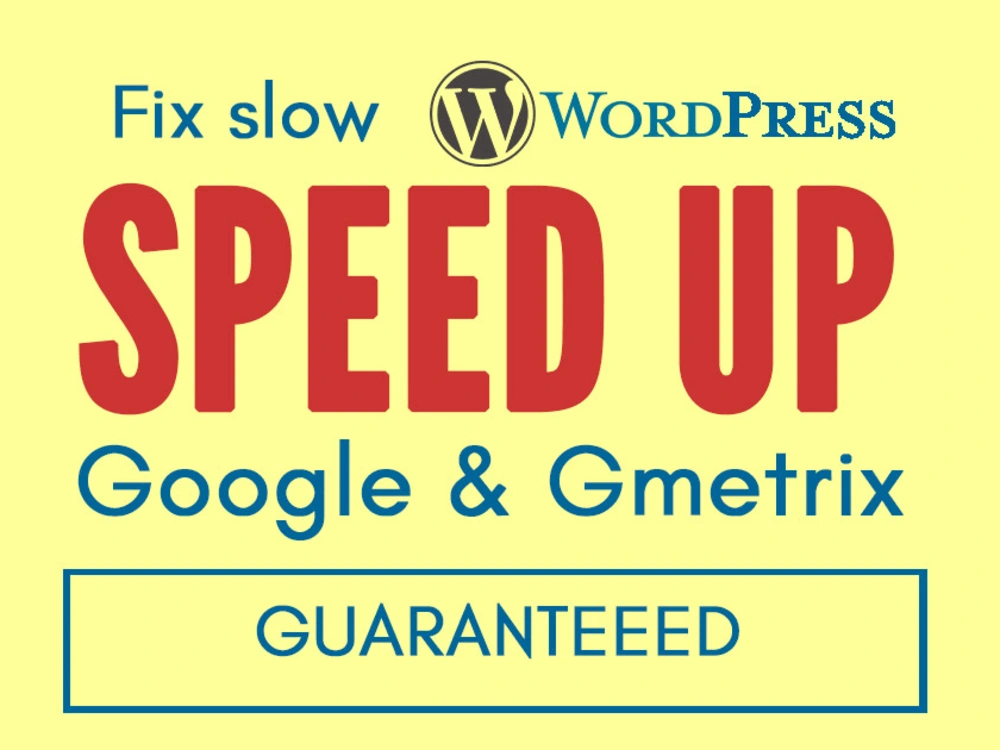 1000x faster wordpress speed optimization | Upwork