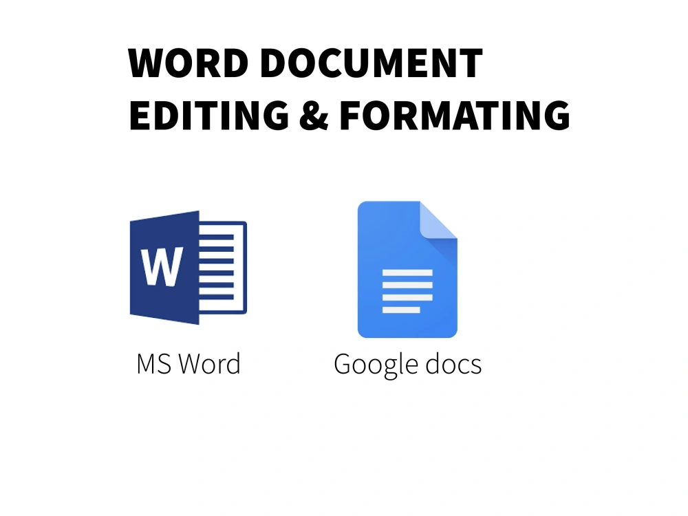 Professionally and correctly formatted Microsoft word/Google docs. | Upwork