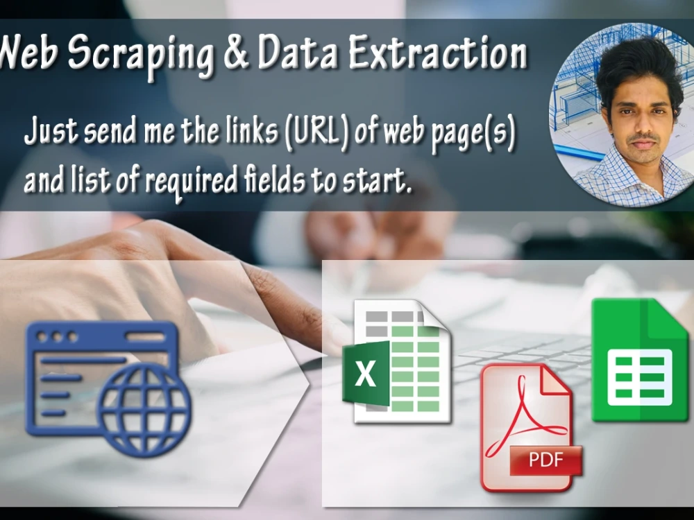 Data extracted or scraped from any website | Upwork