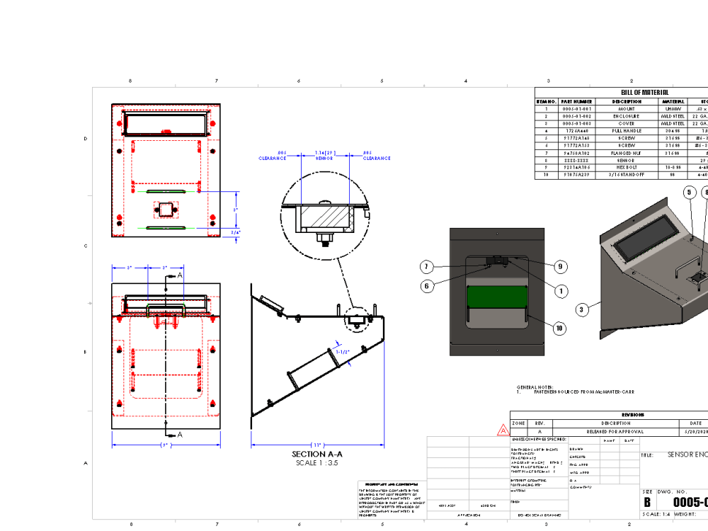 A thorough technical manufacturing drawing for your product. | Upwork