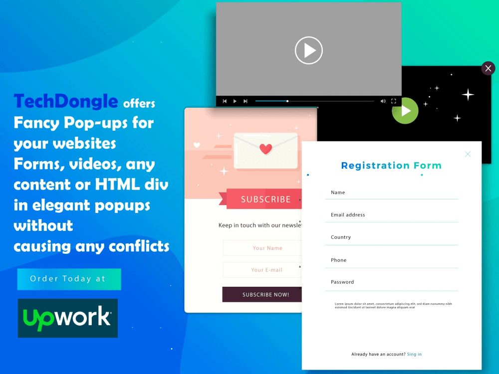Fancy pop ups for your videos, forms, notifications, alerts in ...
