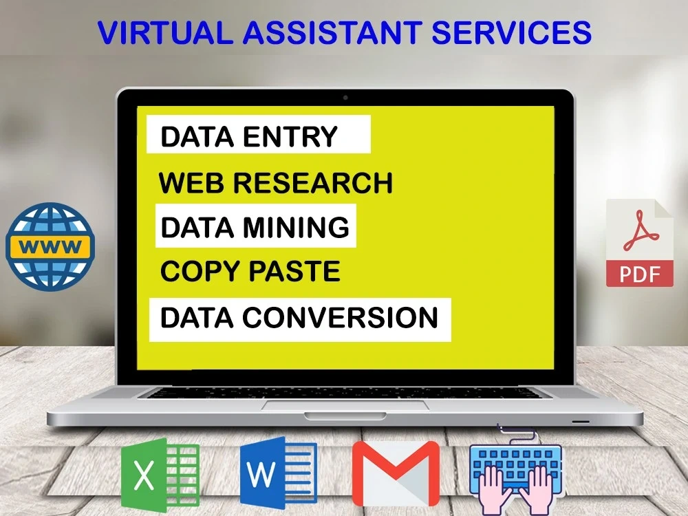 Data entry specialist, web researcher, personal virtual assistant, scraping | Upwork