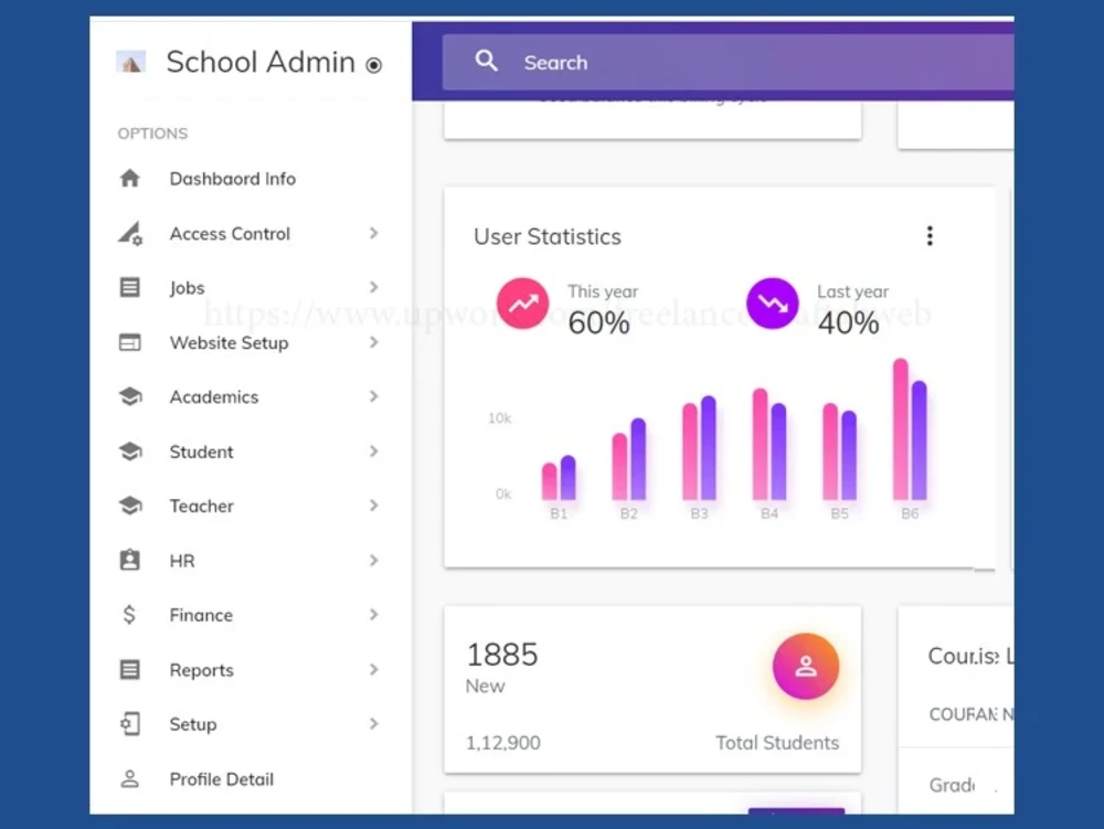 Customized School Management System / Software / School Web Application | Upwork