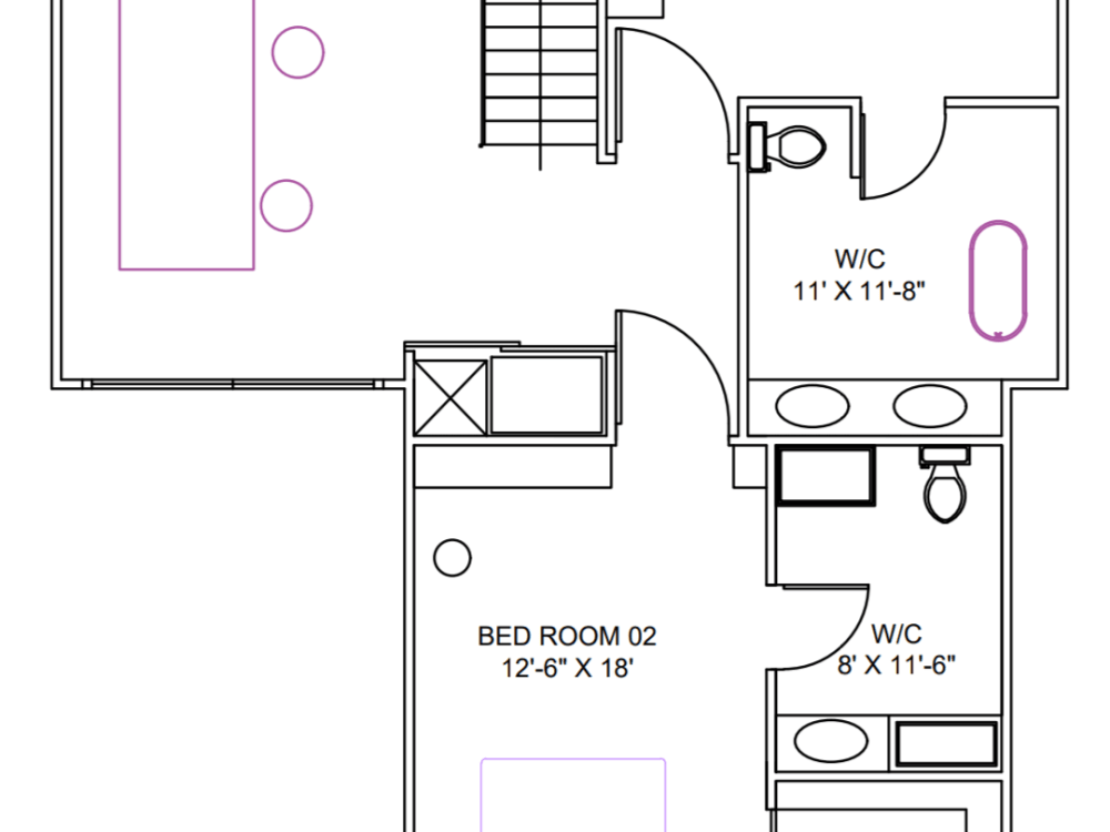 2D Floor Plan, Blueprint or redraw your hand drawn drawing into AutoCAD ...