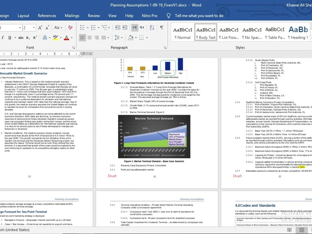A fantastic looking, well formatted Report, E-Book, or document in MS ...