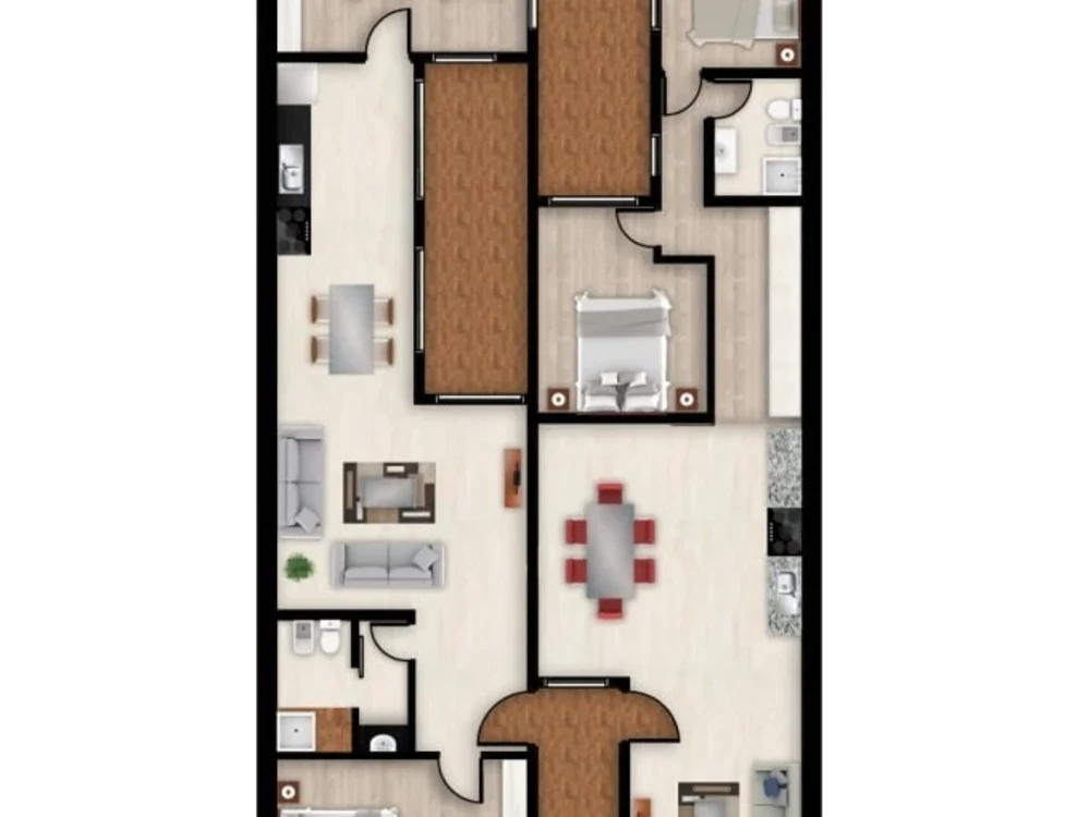 2d rendering floor plan | Upwork