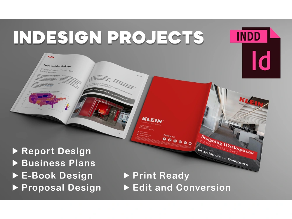 Ebook, proposal, report and magazines design with adobe indesign | Upwork
