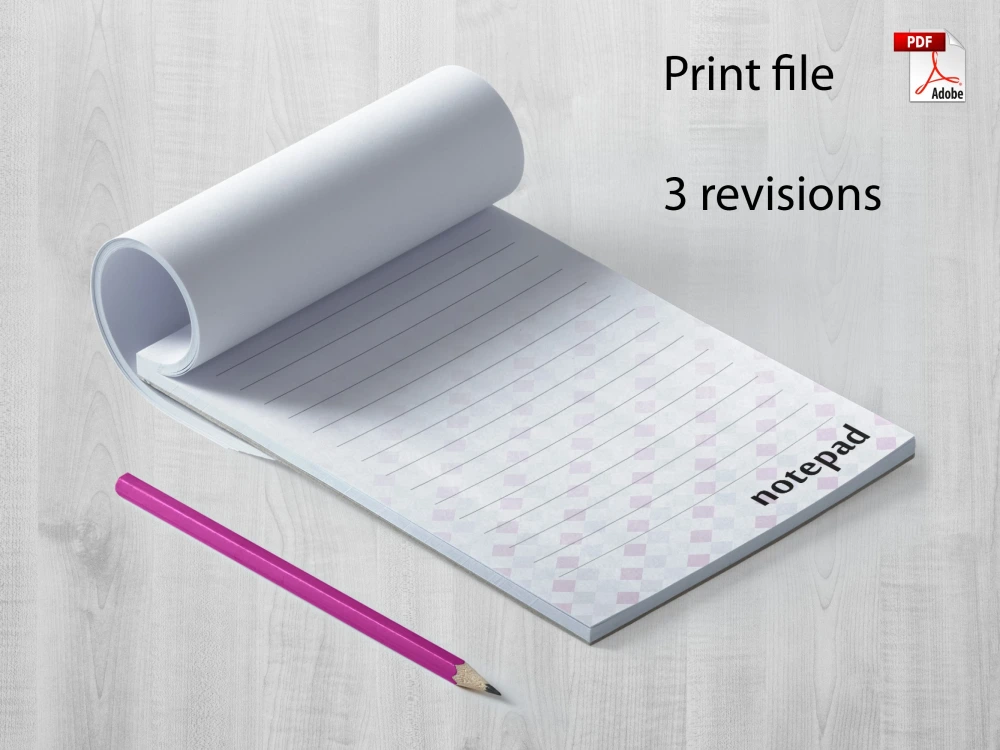 Notepad design to use at meeting and conferences | Upwork