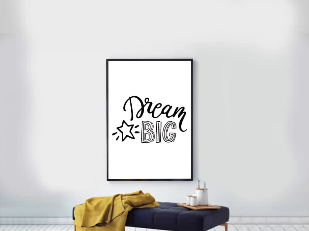 A minimalist typography poster, quote poster design | Upwork