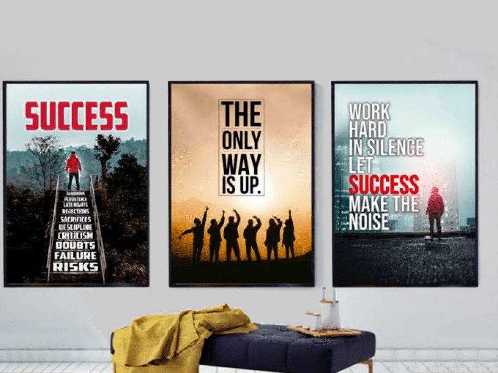 A minimalist typography poster, quote poster design | Upwork