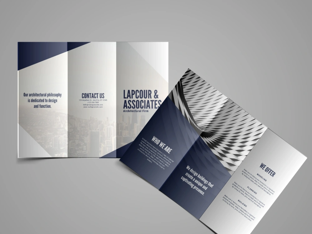 An Eye-Cathing And Aesthetic Tri-Fold Brochure | Upwork