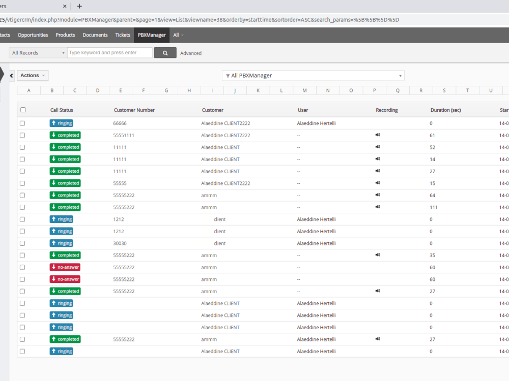 VTIGER CRM and PBX -- IN 1 server : All in ONE(CRM,Helpdesk,Telephonie,IVR) | Upwork