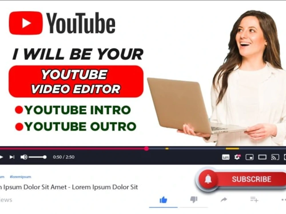 YouTube top 10 video editing services with script and voice over (M/F ...