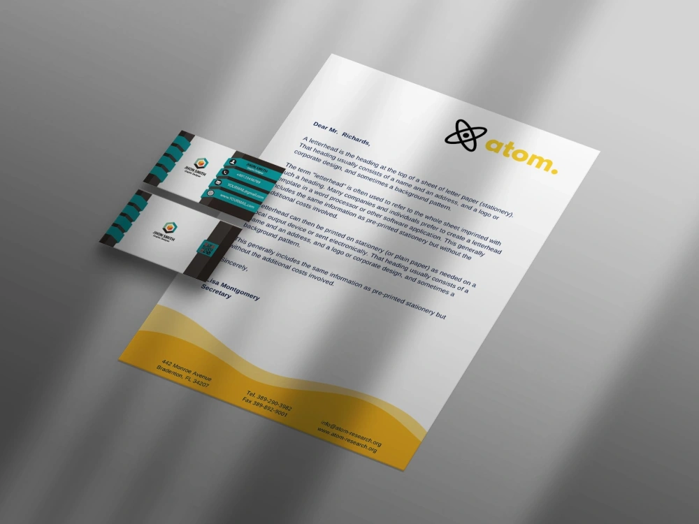 An amazing standard business card and logo | Upwork