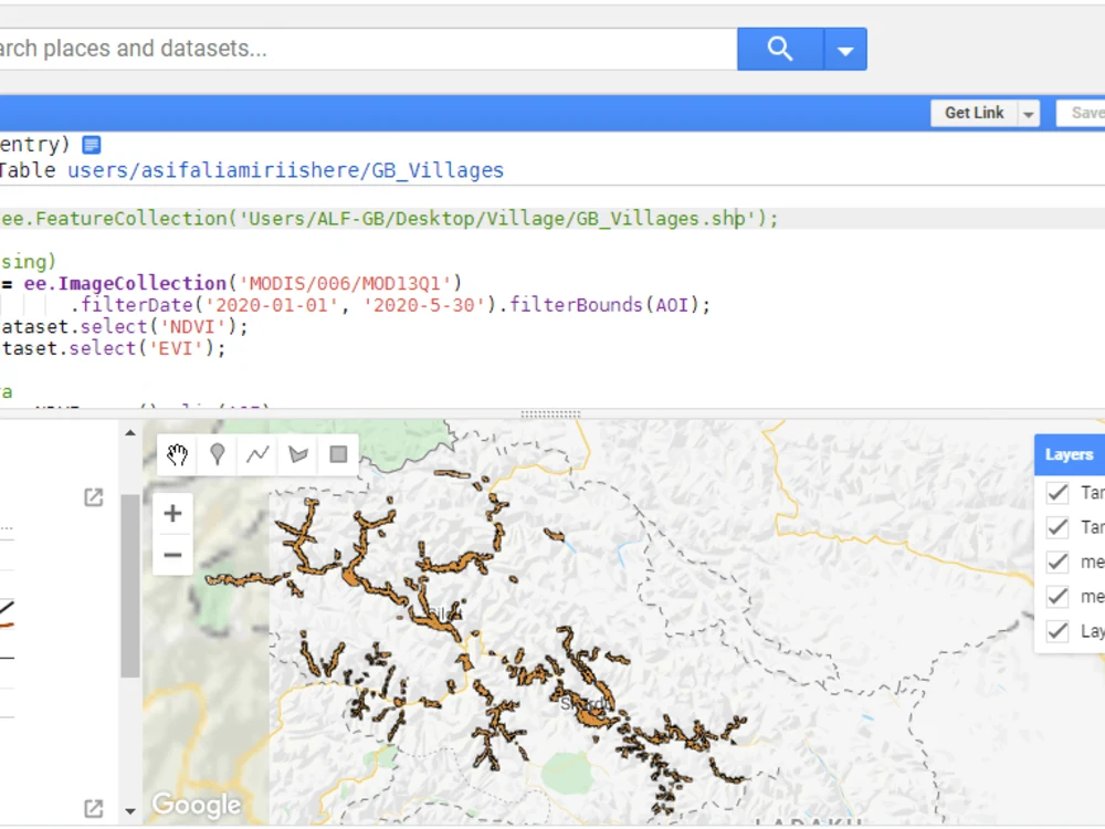 Remote sensing analysis using the google earth engine | Upwork