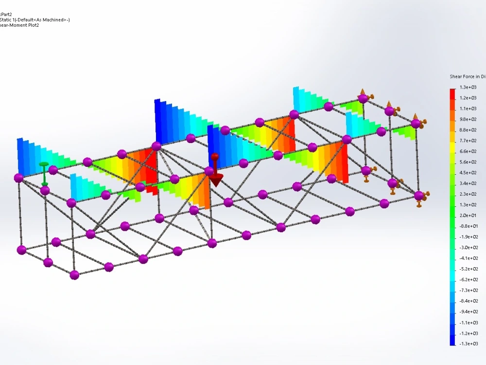 A 3D/2D structure design that includes a cutting list and a welding ...