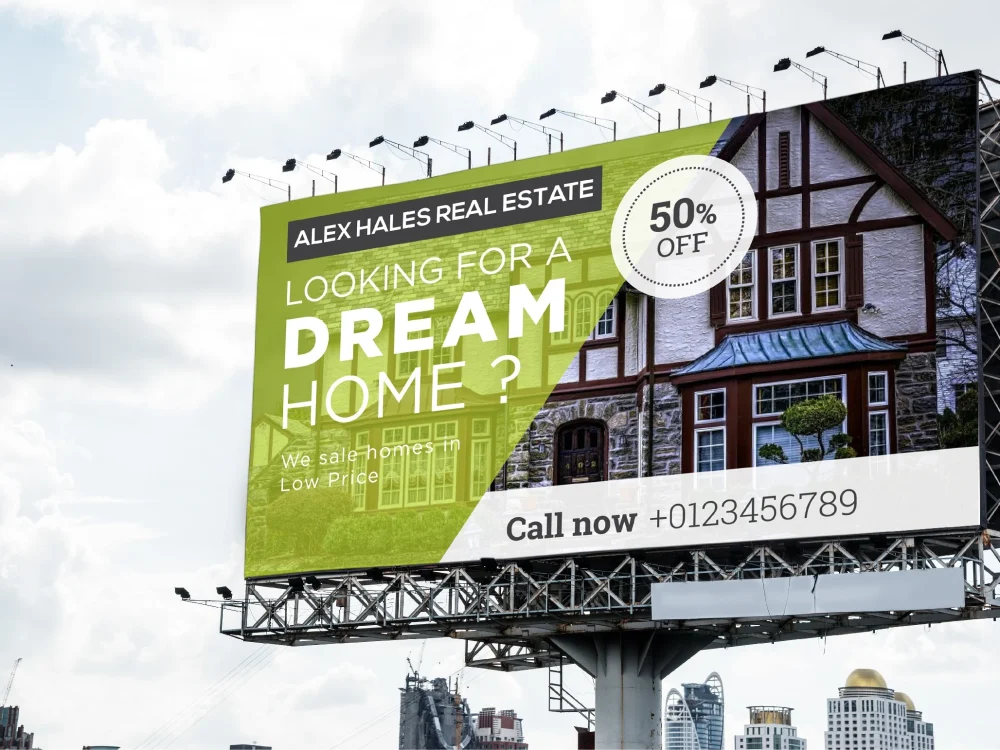 Eye catching billboard, yard sign, signboard for your business | Upwork