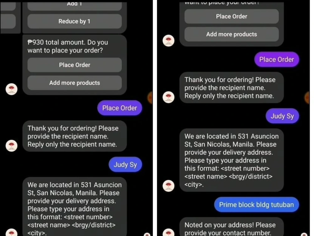 A smooth chatbot that will take your customer's orders | Upwork