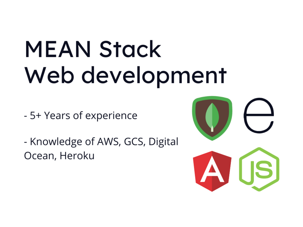 MEAN stack web development | Upwork