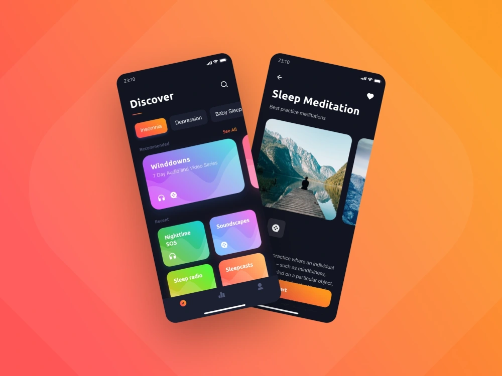 Fantastic clean, simple, minimal mobile app UI and UX for your product ...